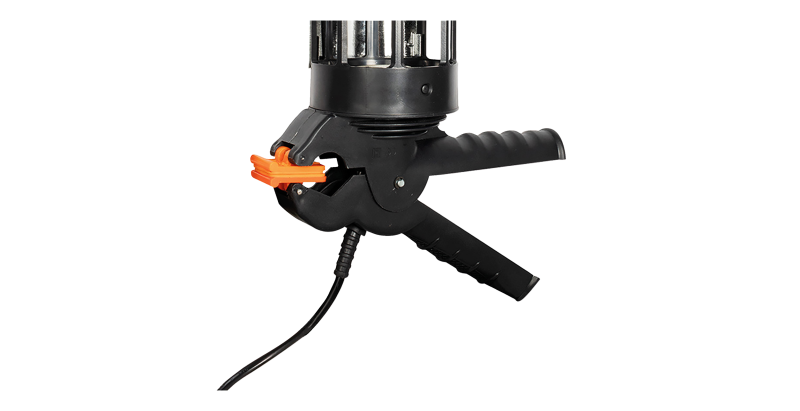 Baladeuse à pince E27 sans lampe 60W max et câble 5M